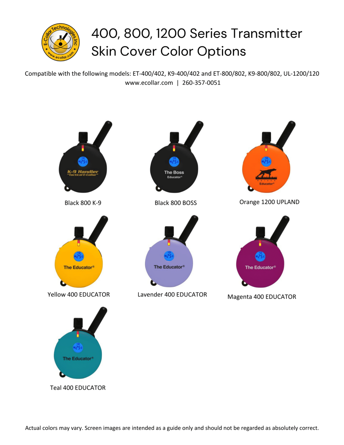 Replacement Front Skin | 800/1200 Series Transmitter Covers | E-Collar